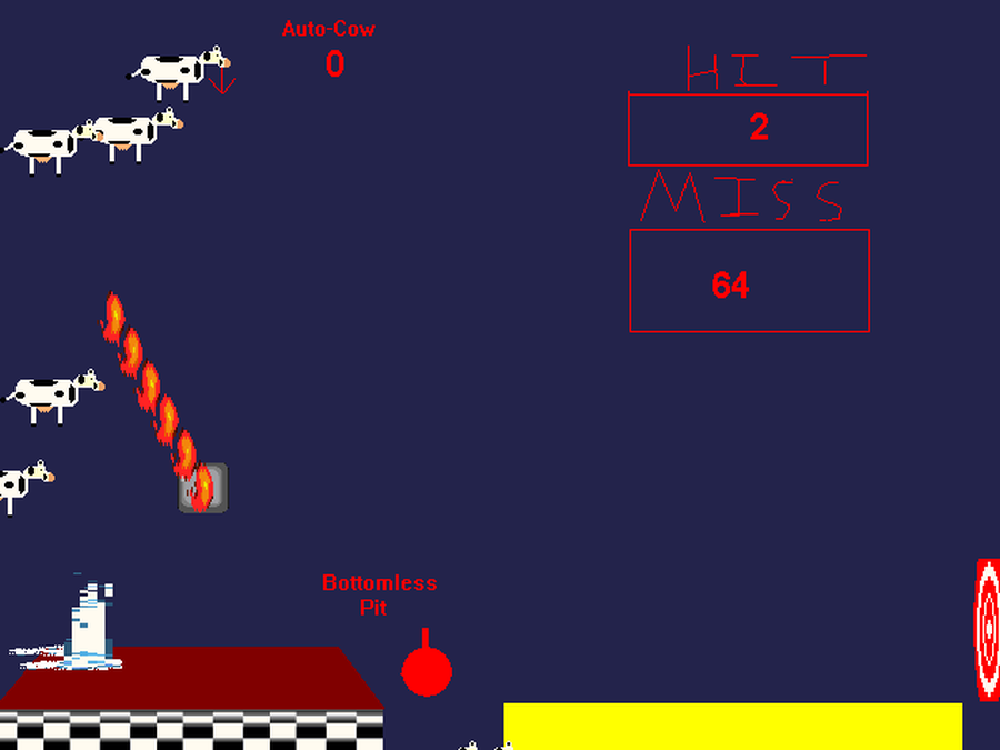 Kliktopia - Details for The Cow Launcher by One Eyed Parrot Productions